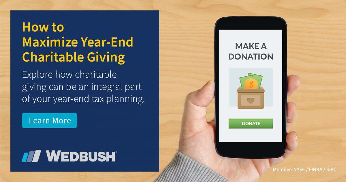 How to Maximize Year-End Charitable Giving - Wedbush Securities